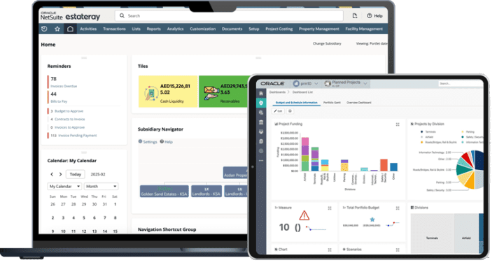 Best No.1# ERP integrated with Primavera | Estateray
